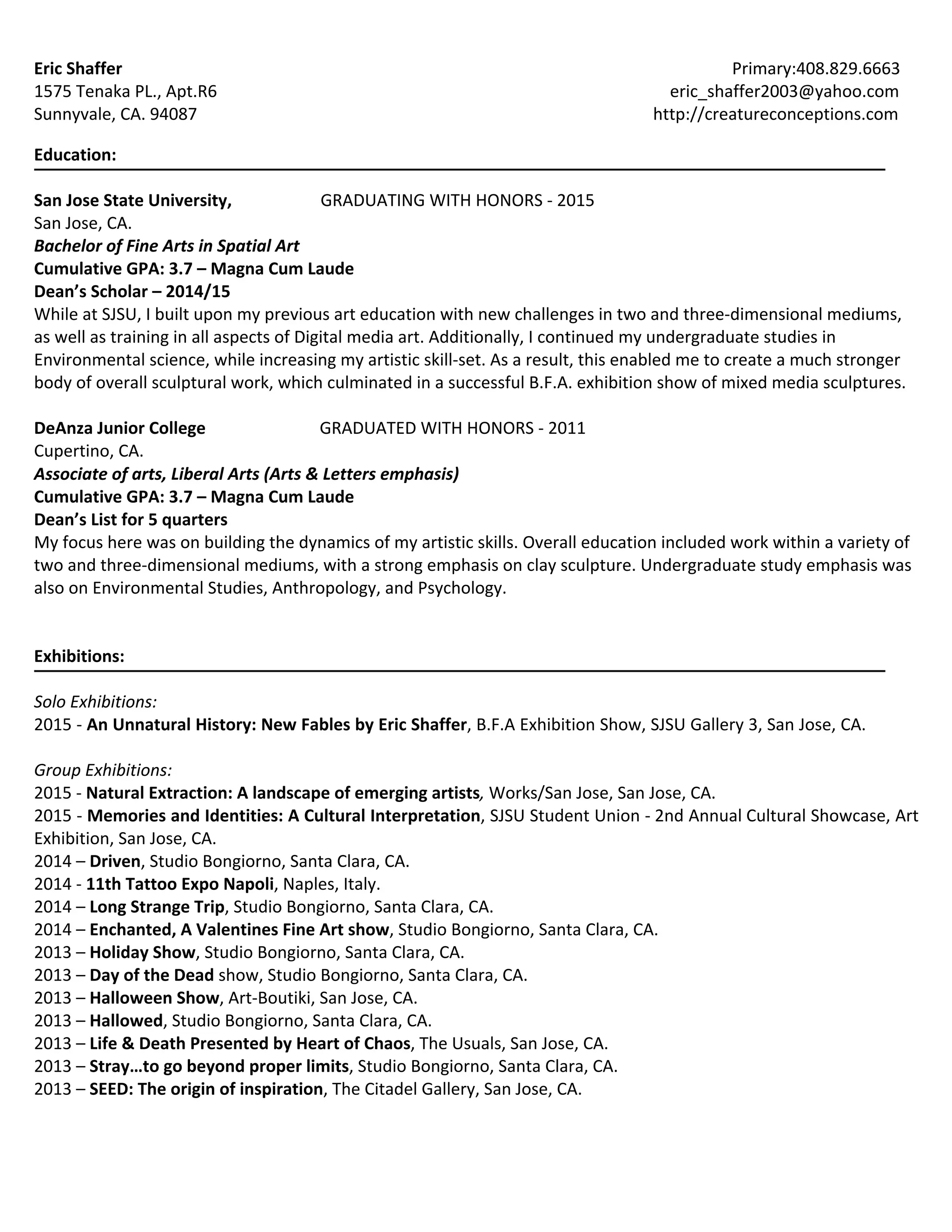 CV_2015_Eric_Shaffer | PDF