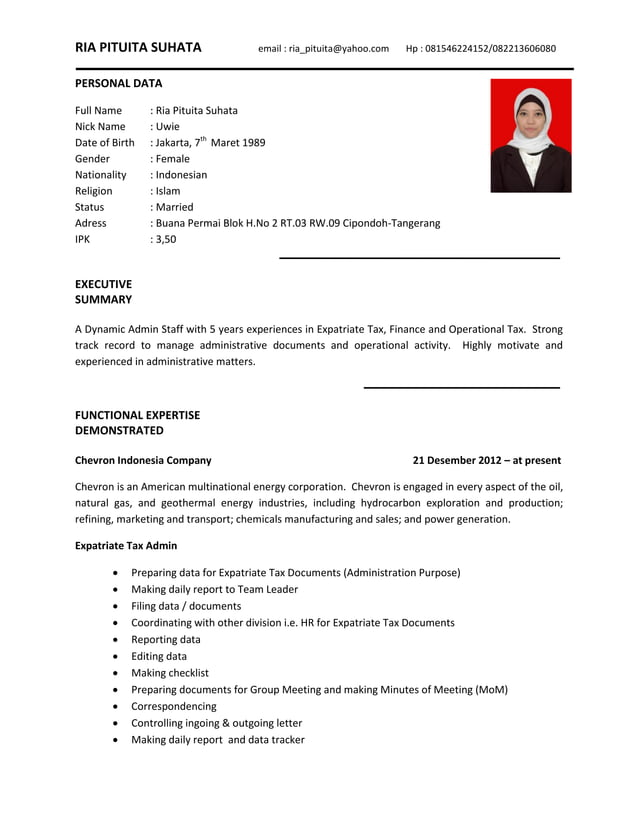 CV Ria Pituita Suhata (Uwie) | PDF