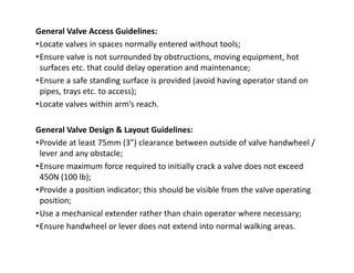 Valve Placement Guidelines | PDF