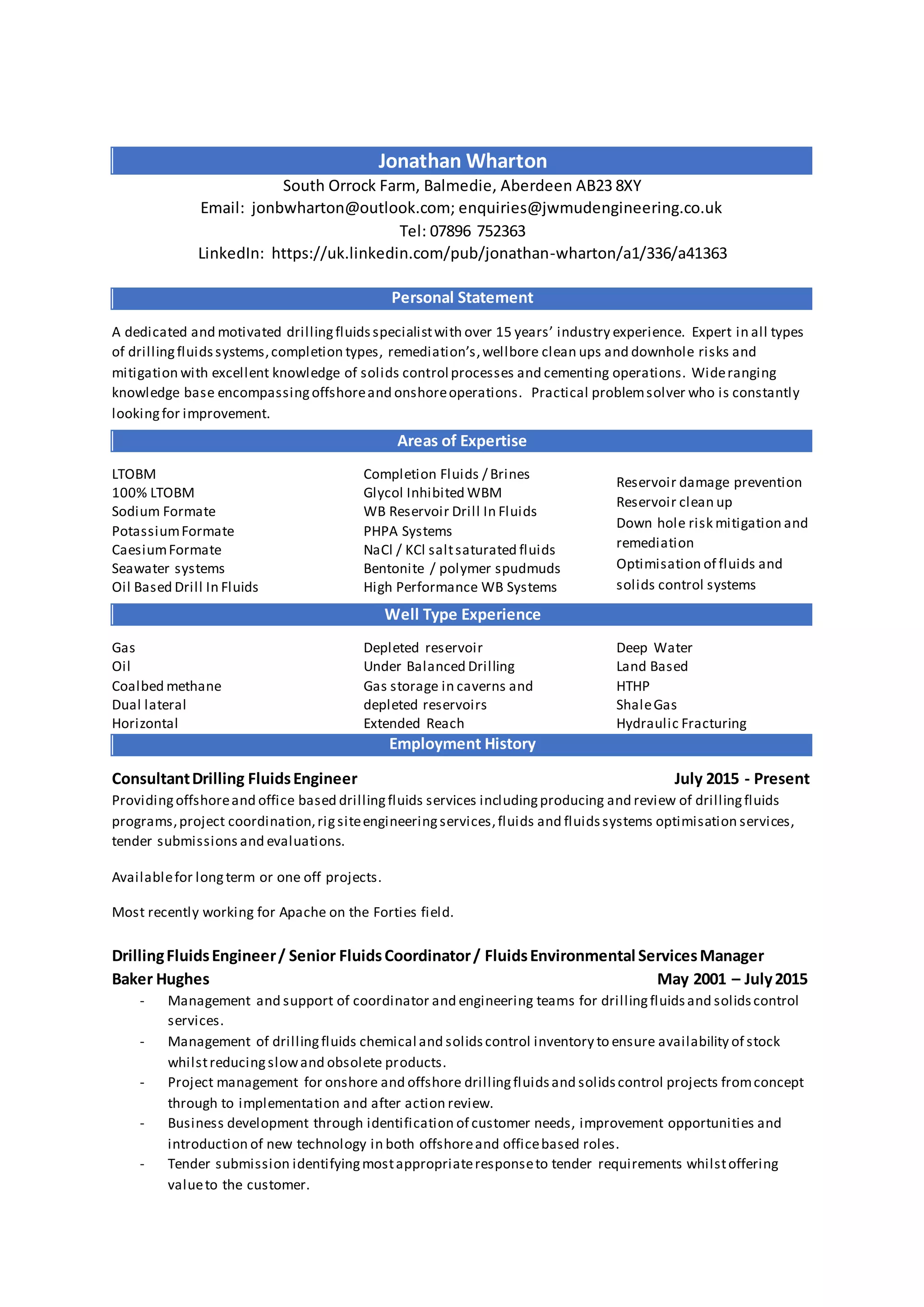 Jonathan Wharton CV | DOCX
