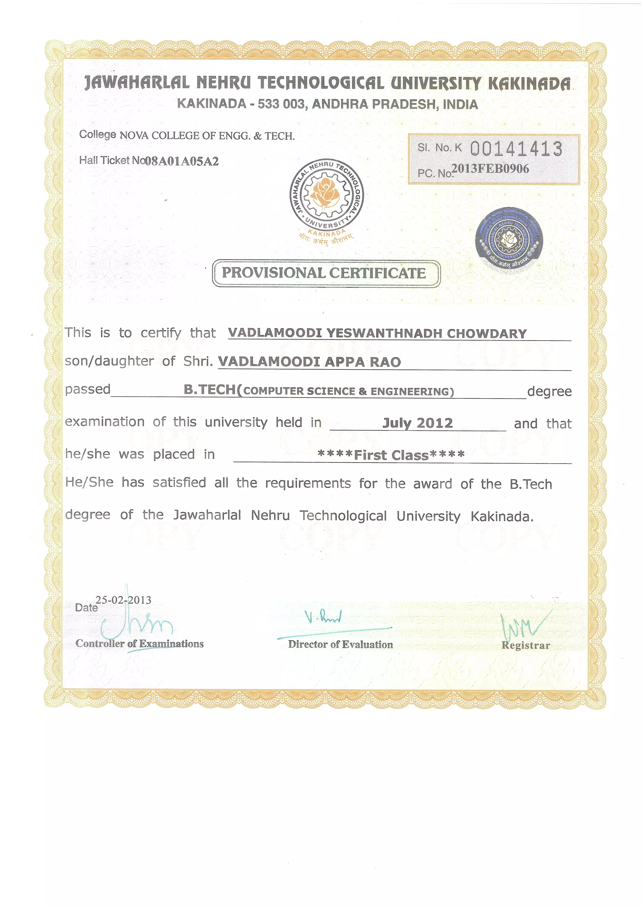 btech-provisional | PDF