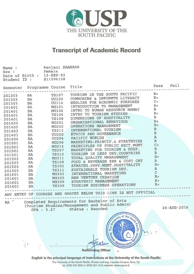 Degree & Transcript | PDF