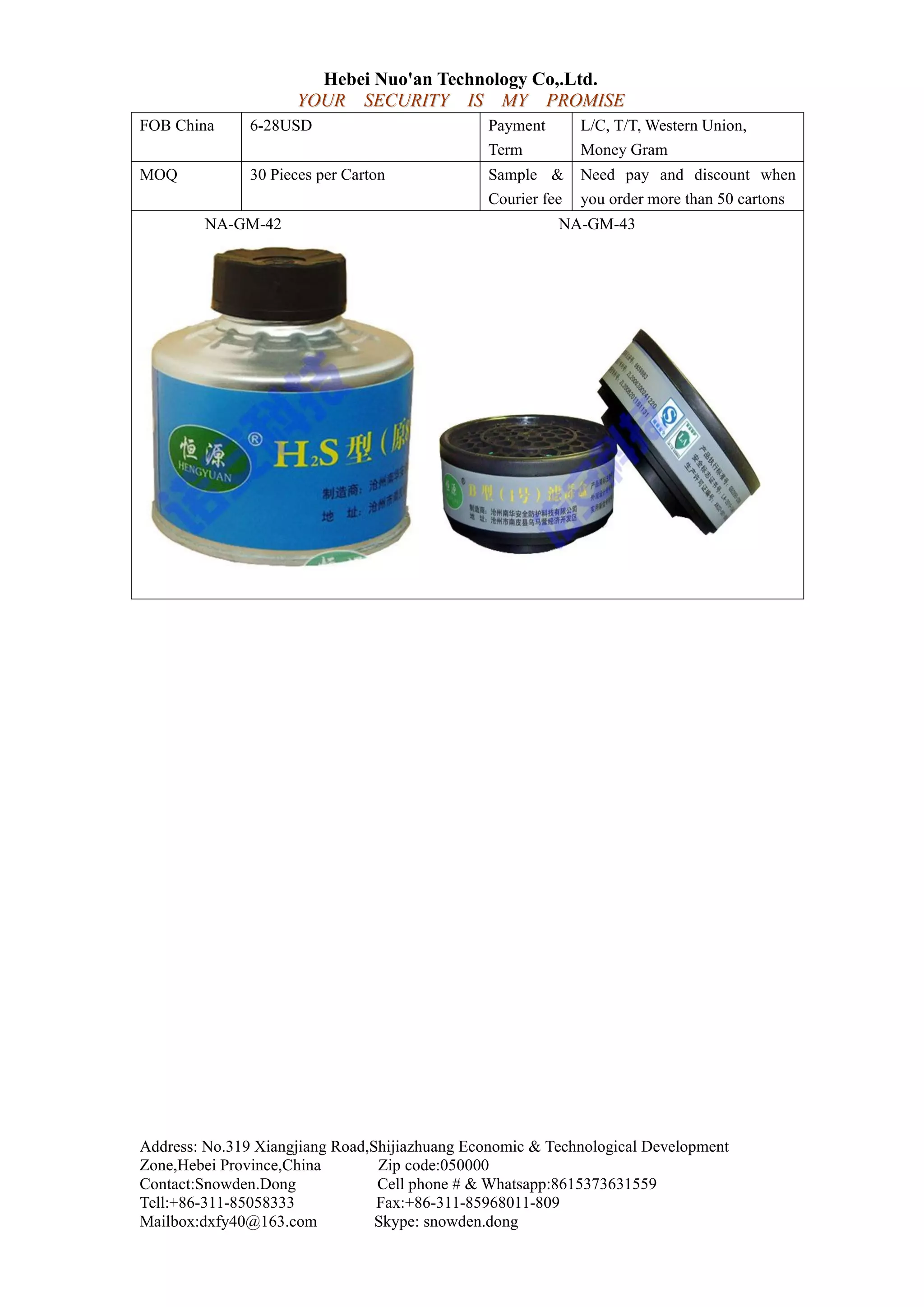 Filter Toxic Box & Canisters | PDF