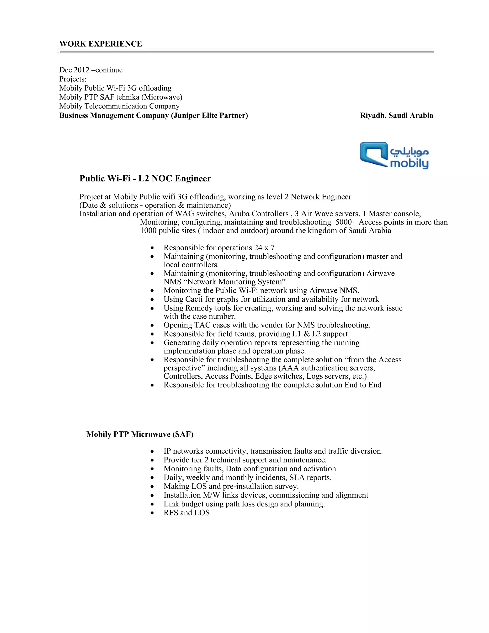 Imran Talib Network Engineer | PDF