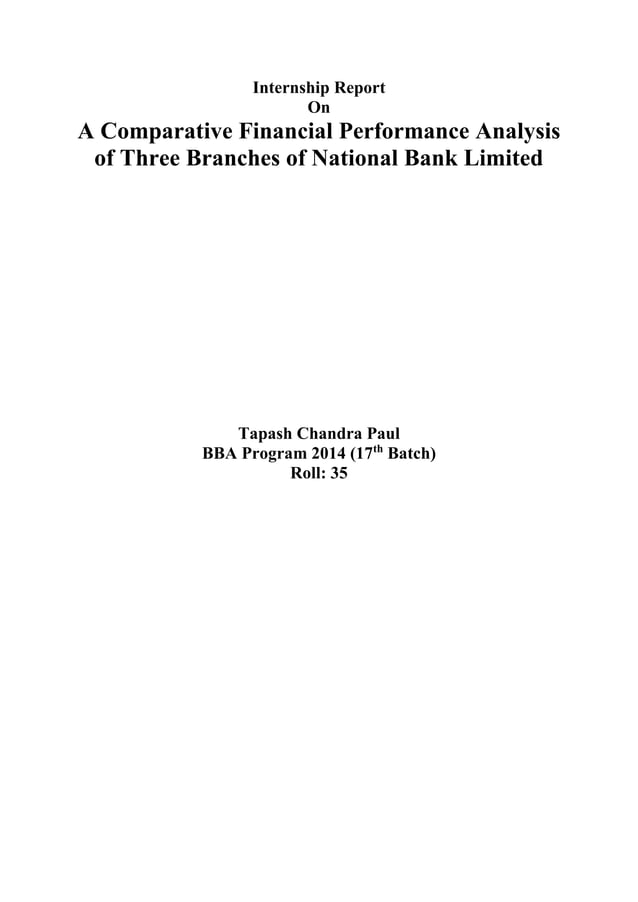 Internship Report | PDF