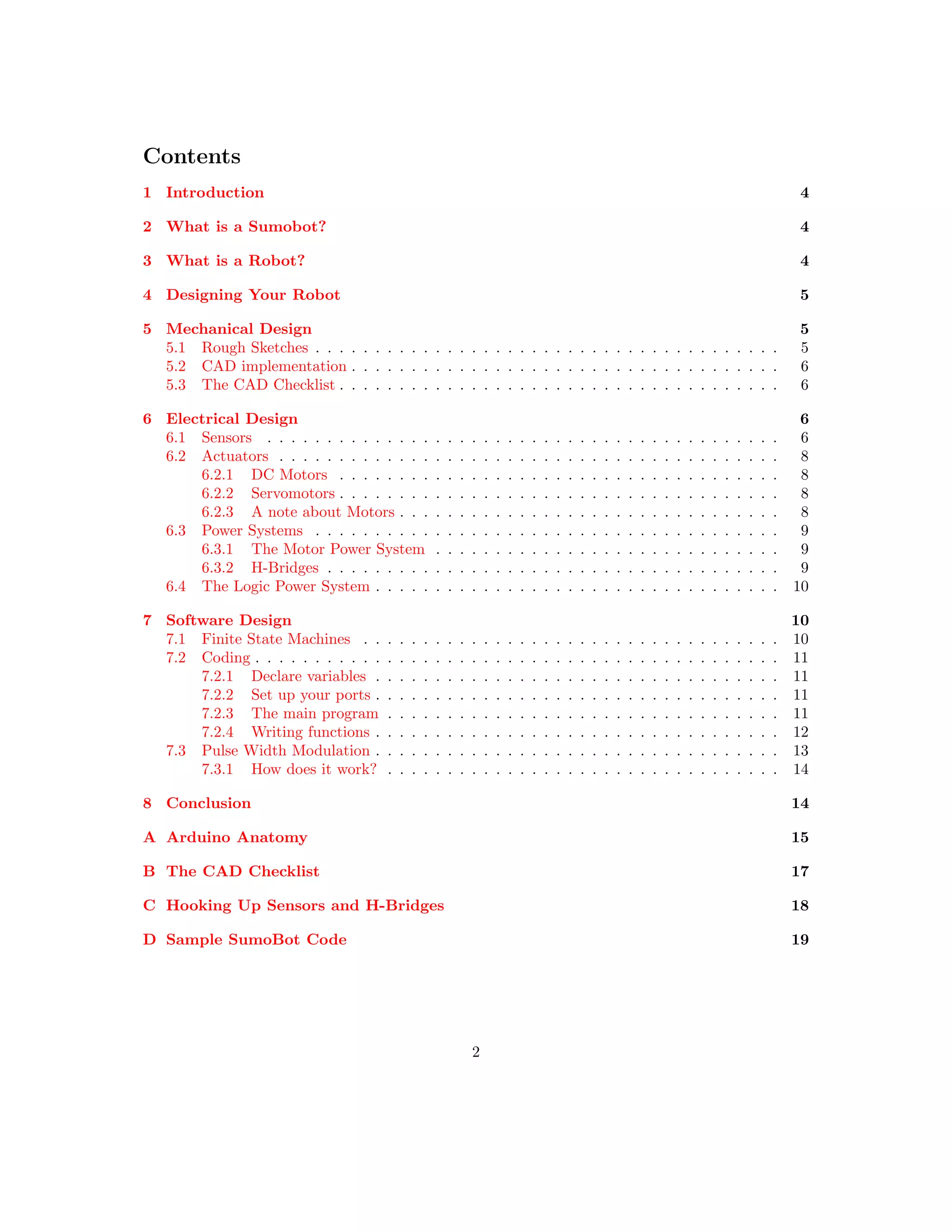 The SumoBot Handbook_final | PDF