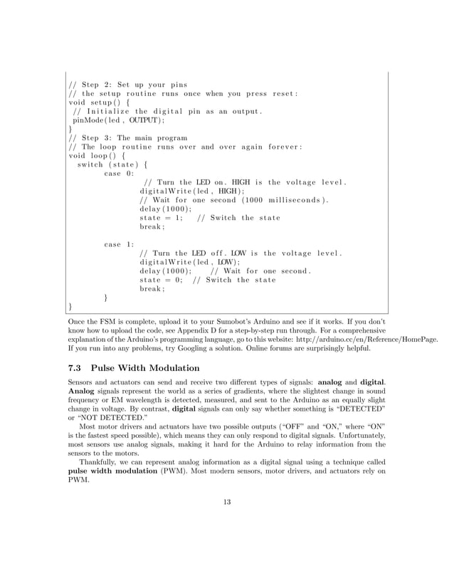 The SumoBot Handbook_final | PDF | Programming Languages | Computing