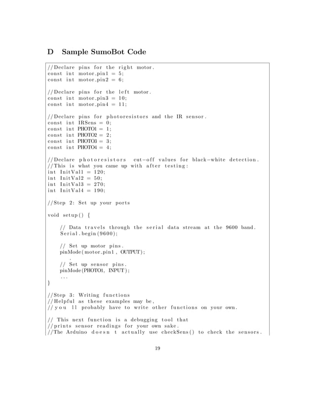 The SumoBot Handbook_final | PDF | Programming Languages | Computing