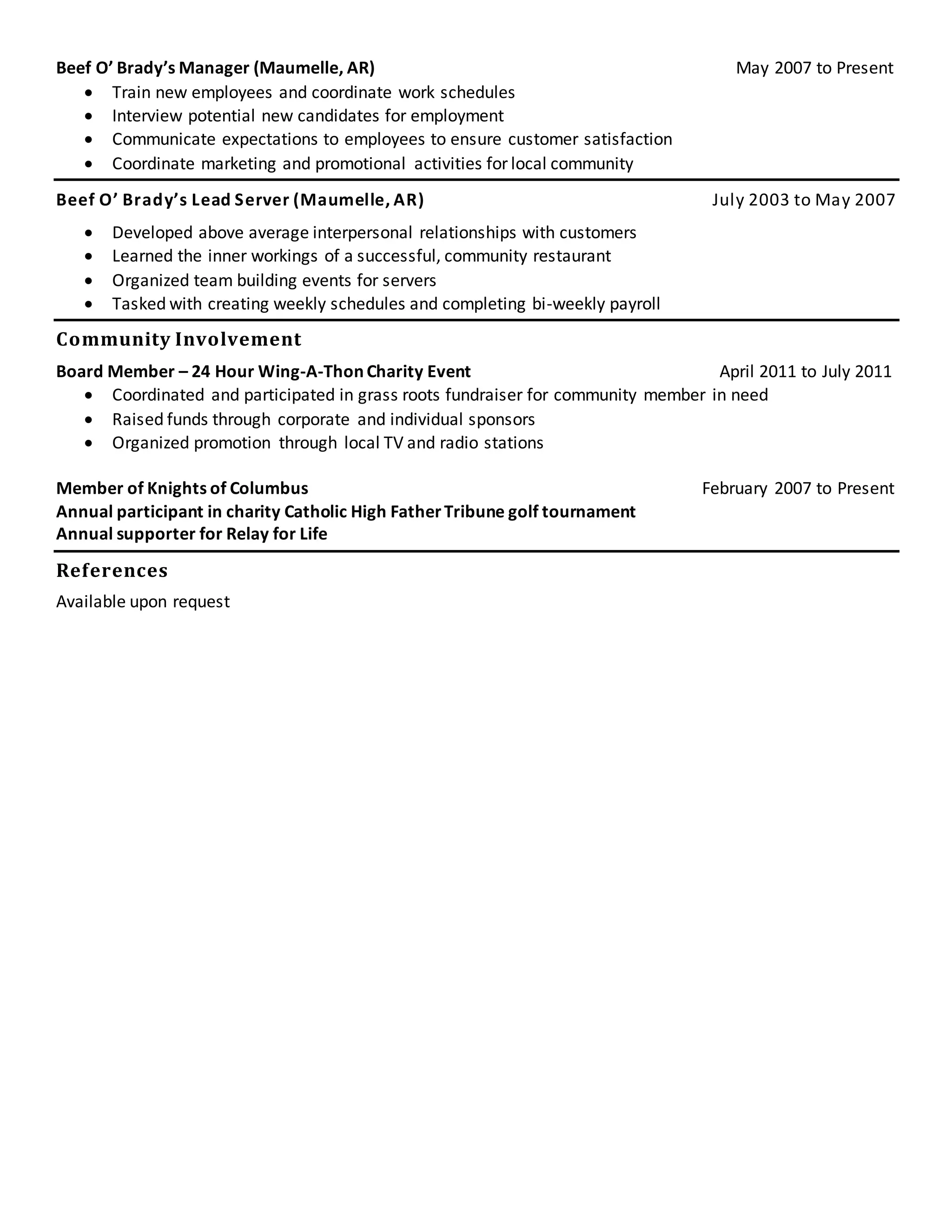 Alan Chambers Resume' | DOCX