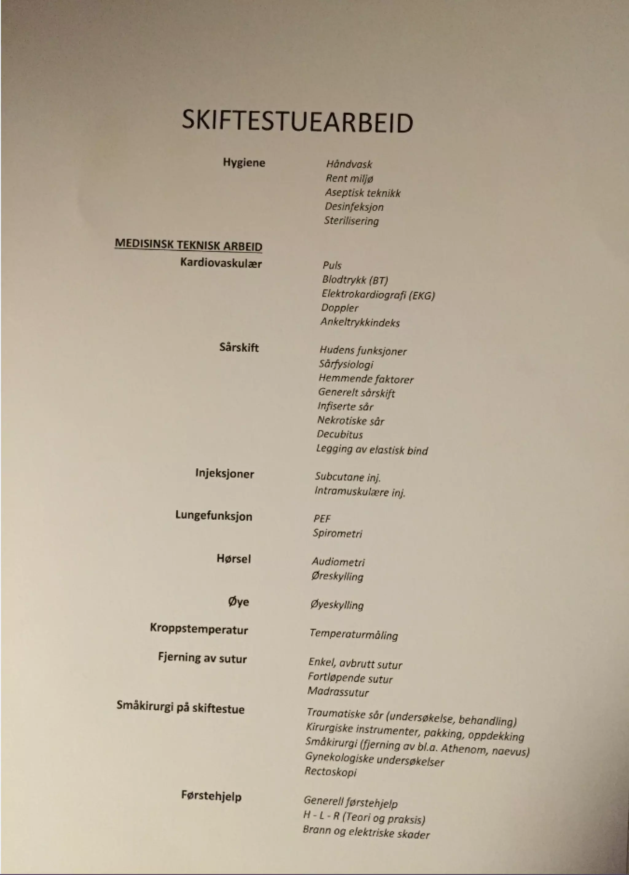 Kursbevis - Treider Fagskoler - Skiftestuearbeid | PDF