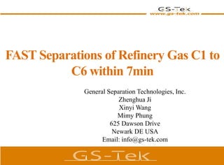 C1-C6 FAST separation | PDF