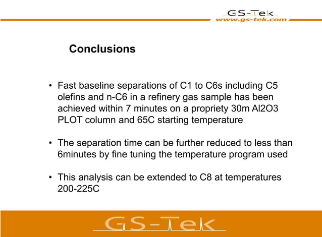 C1-C6 FAST separation | PPT