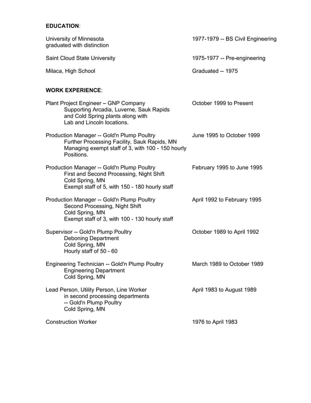Douglas Wayne Eli Resume 2015 | PDF