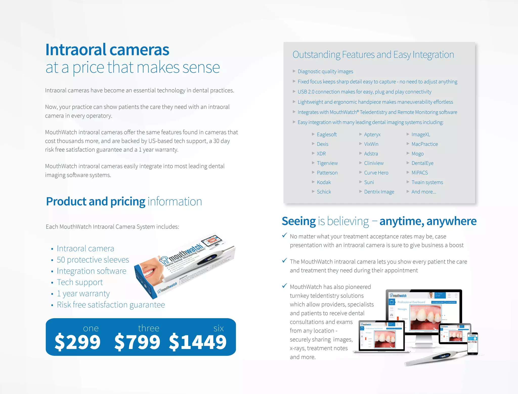MouthWatch Intraoral Camera Brochure | PDF
