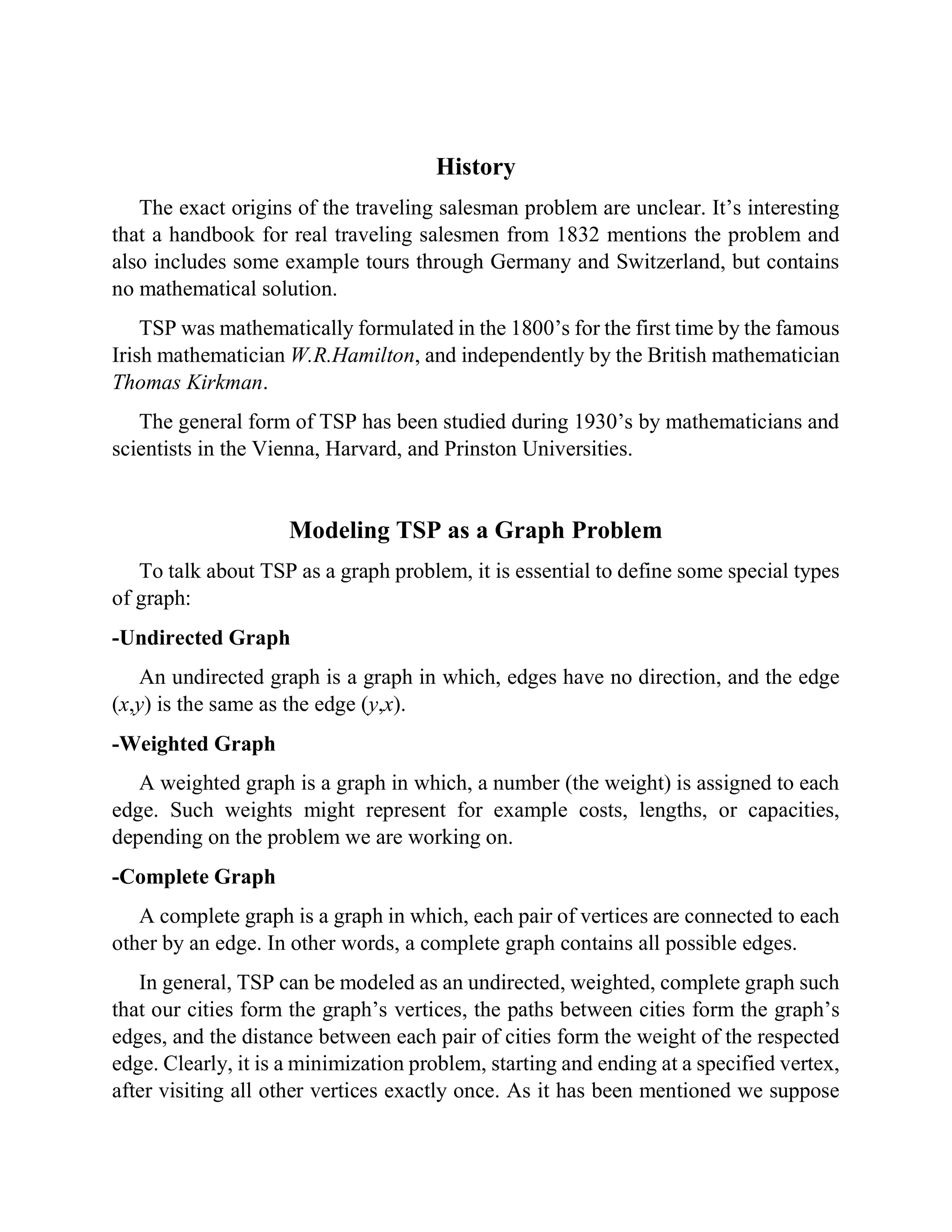 The Traveling Salesman Problem | PDF