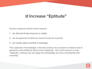 product development checklist manifesto | PPT