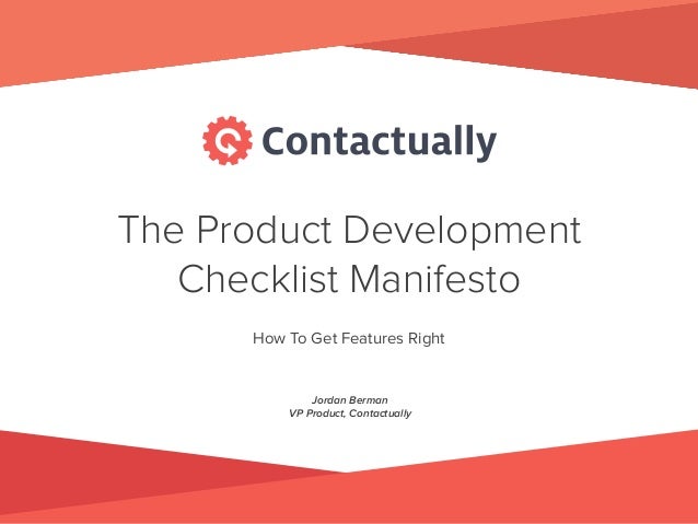 Checklist manifesto bulk - maplua
