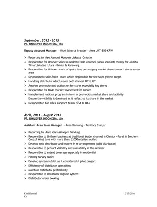 CV-Natawari_Oktavianus-Update -25102016 | PDF