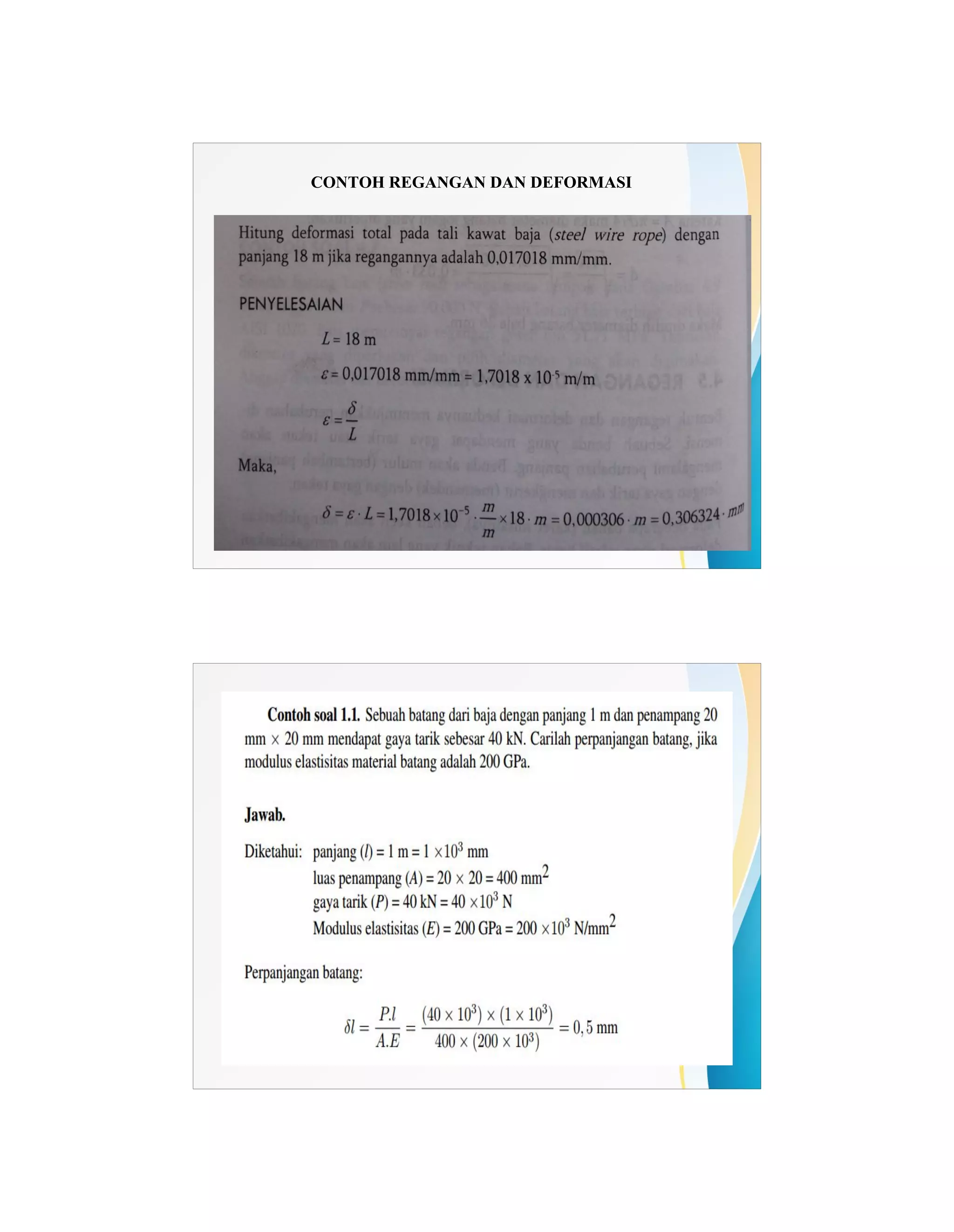 Mekanika Kekuatan Material 1 | PDF