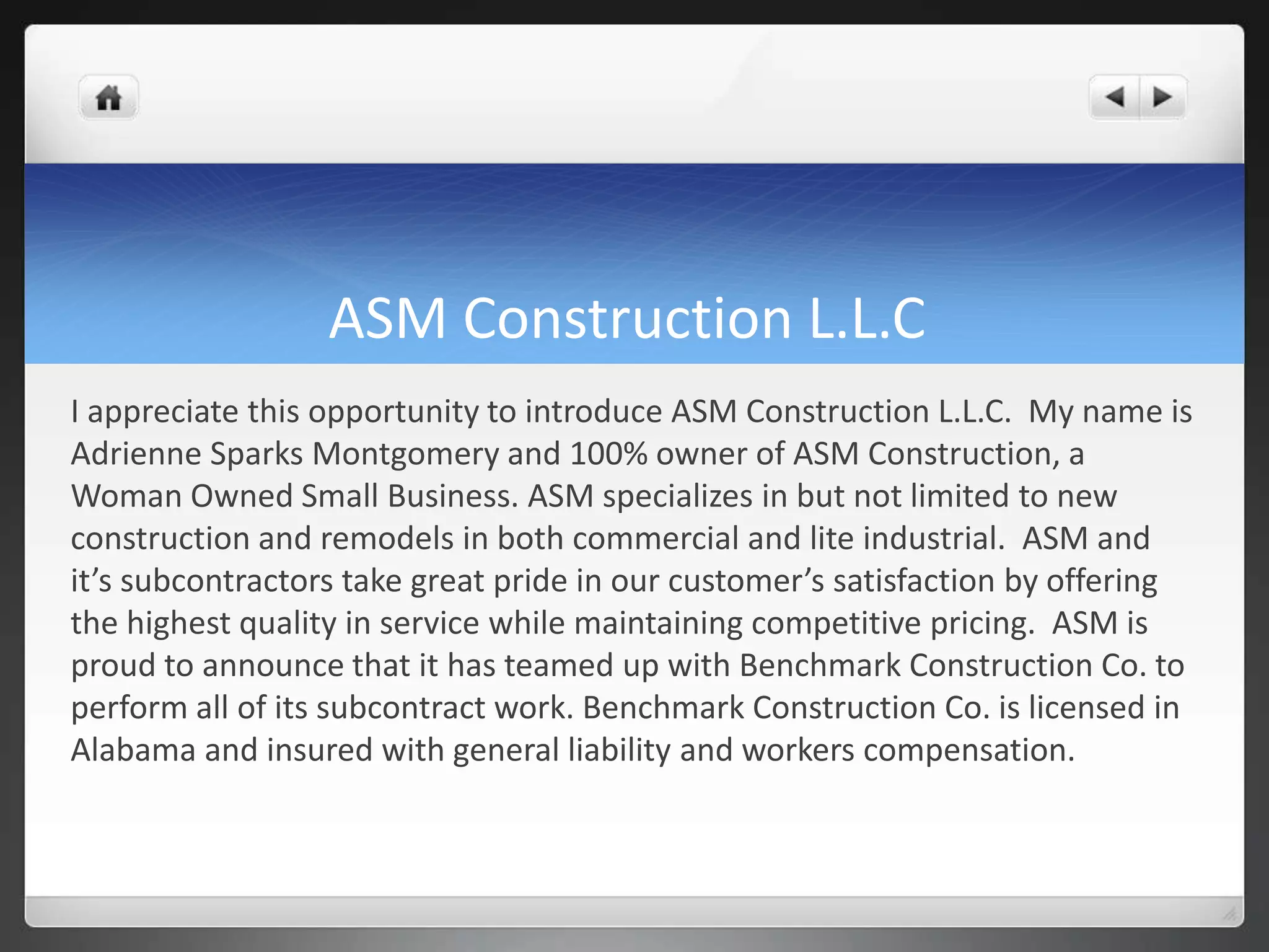 ASM Construction Presentation-2-4 | PPT