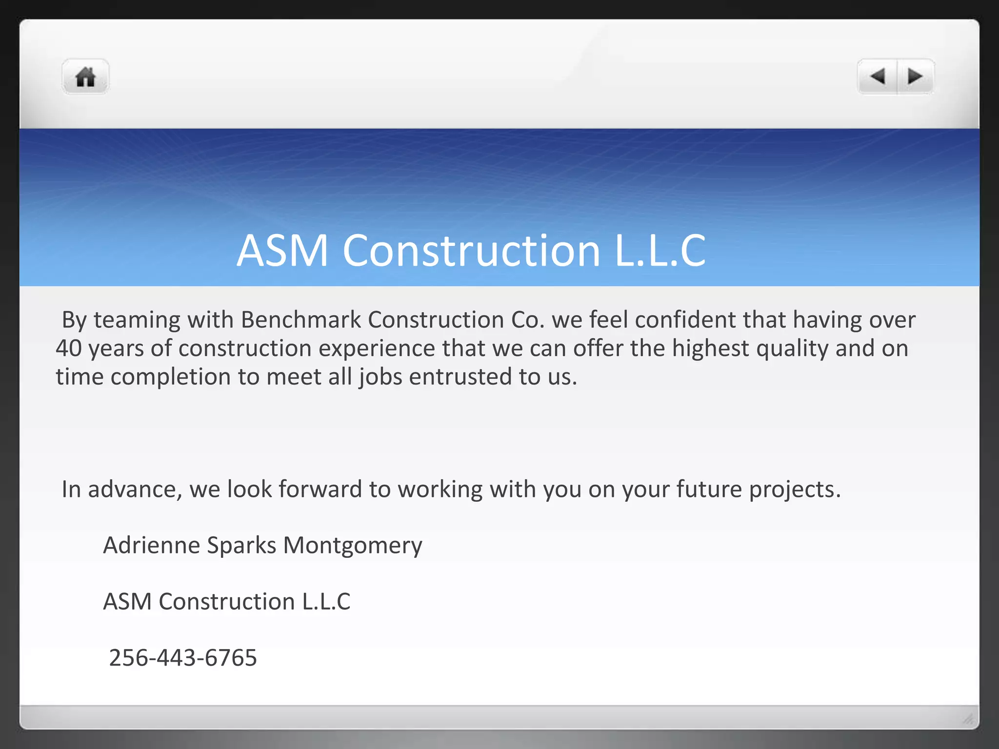 ASM Construction Presentation-2-4 | PPT