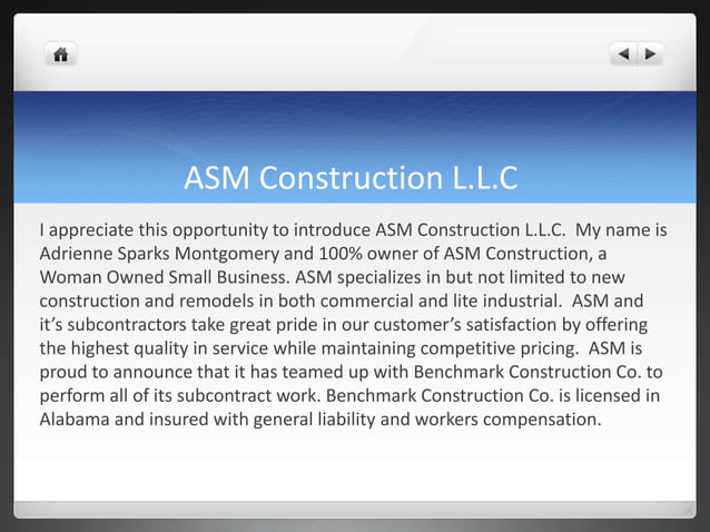 ASM Construction Presentation-2-4 | PPT