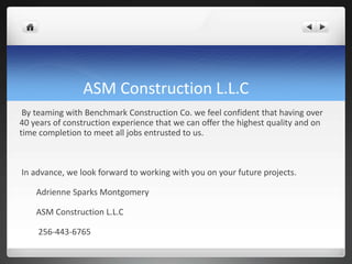 ASM Construction Presentation-2-4 | PPT