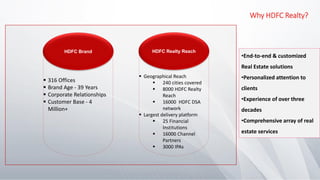 Capability Profile. HDFC Realty. | PDF