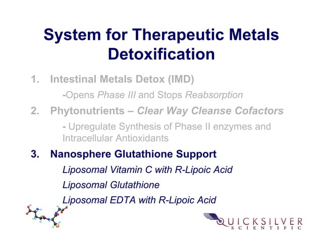 Quicksilver Scientific Therapeutic Detoxification System [Compatibility ...