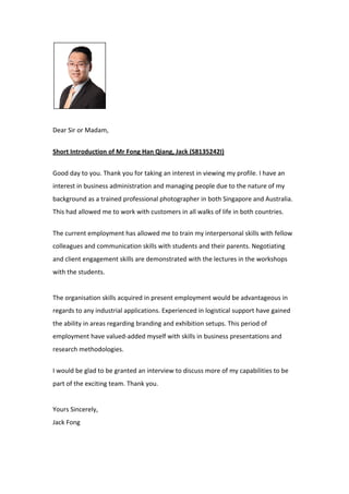 Resume & CV_Jack Fong | PDF