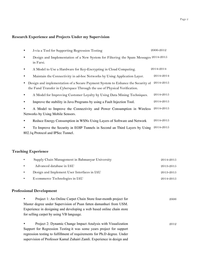 omid Cv1 | PDF | Computing | Technology & Computing