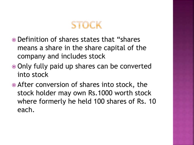 Alteration of share capital | PPTX