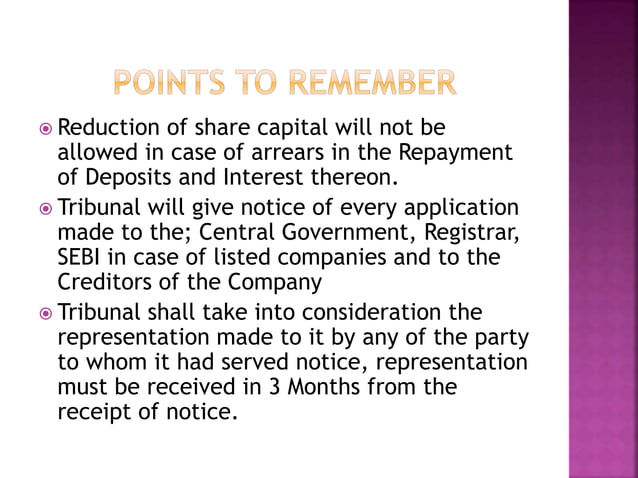 Alteration of share capital | PPTX