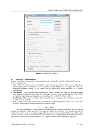 Simple Obfuscation Tool for Software Protection | PDF