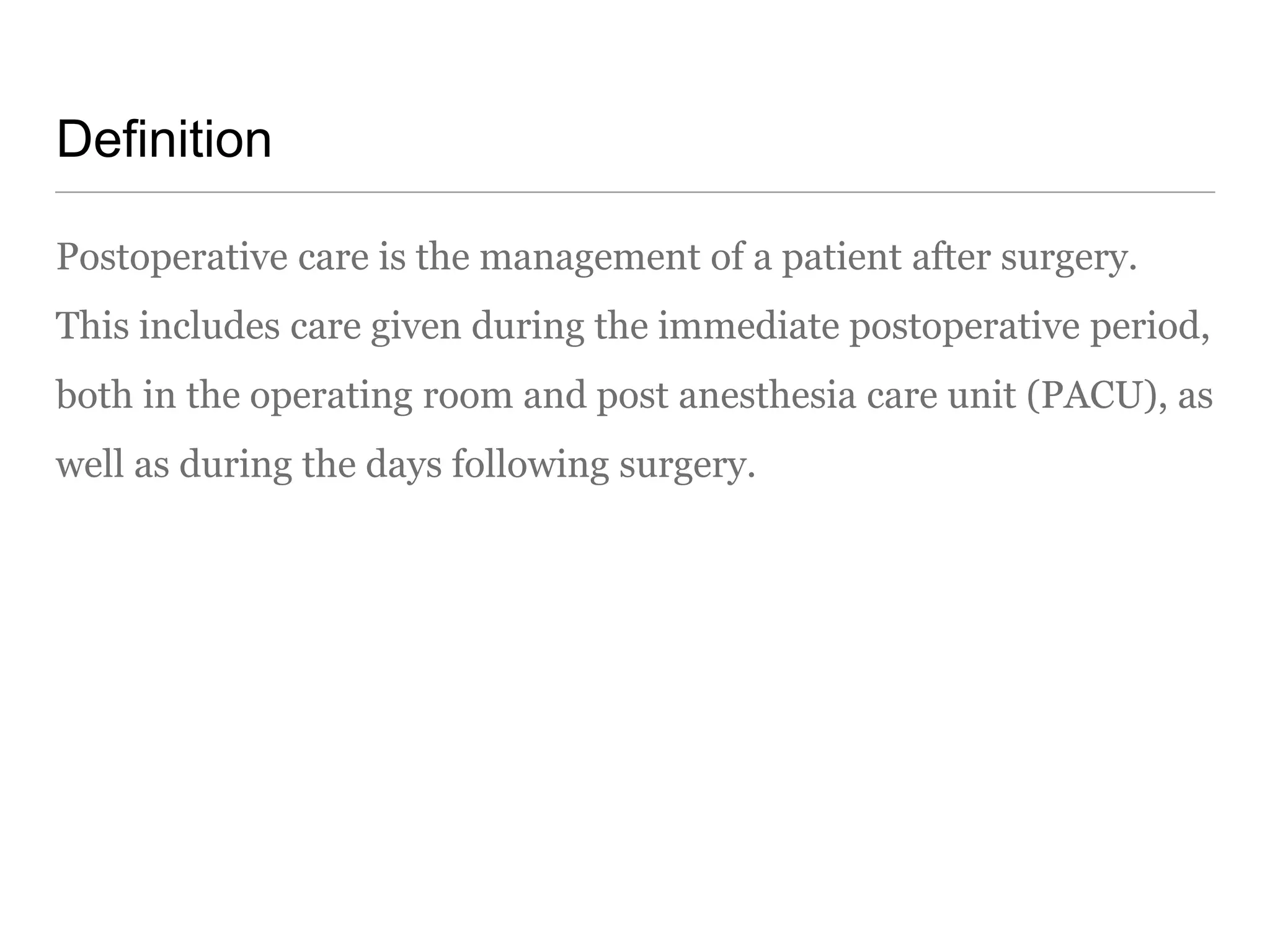 POST OP assessment CMTC | PPT
