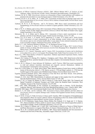 Assessment of Heavy Metals Concentration in Water and Edible Tissues of ...