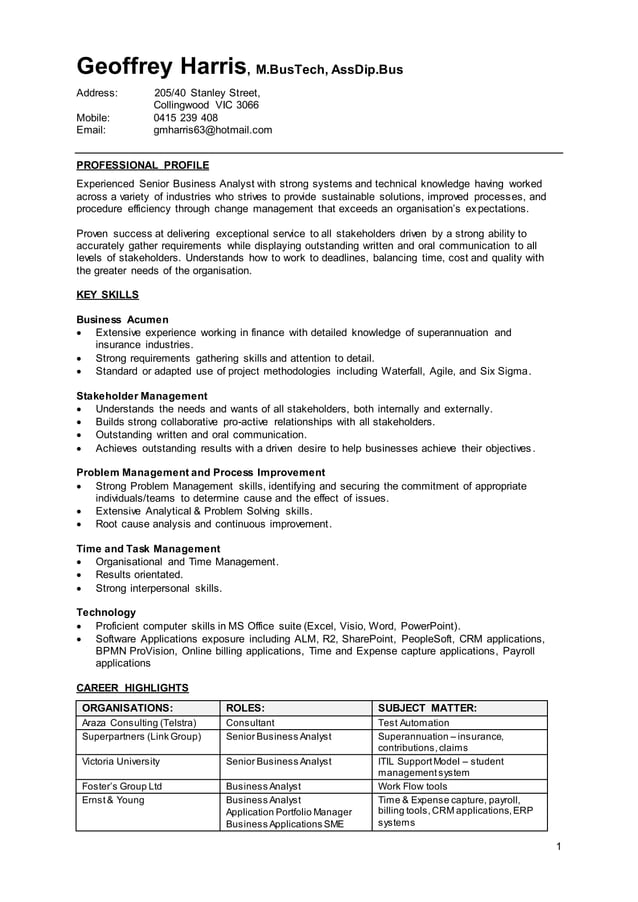 Geoff Harris - CV_Dec 2016 | DOCX