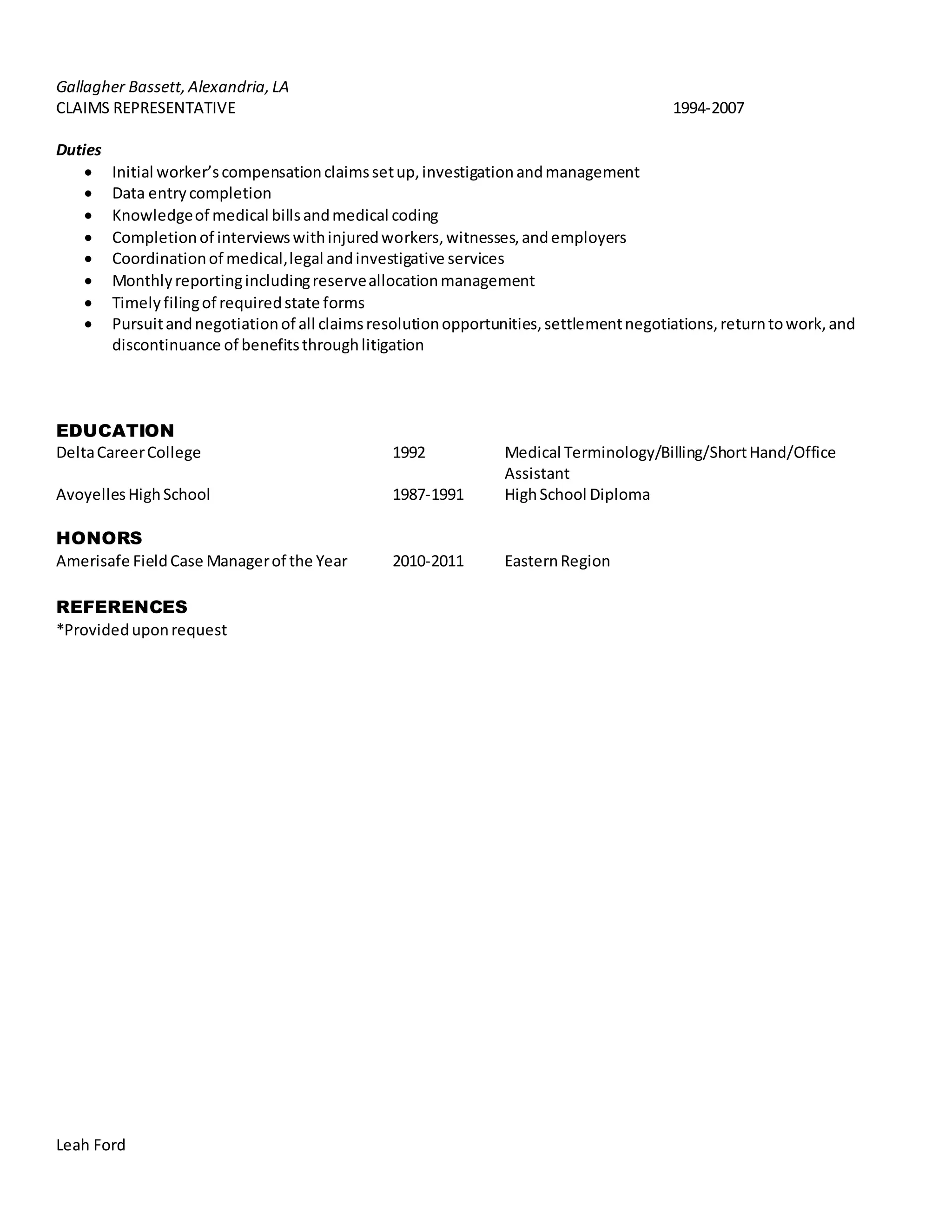 Leah Ford resume (2) | DOCX
