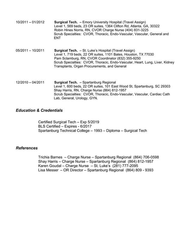 Angie Varner resume | PDF