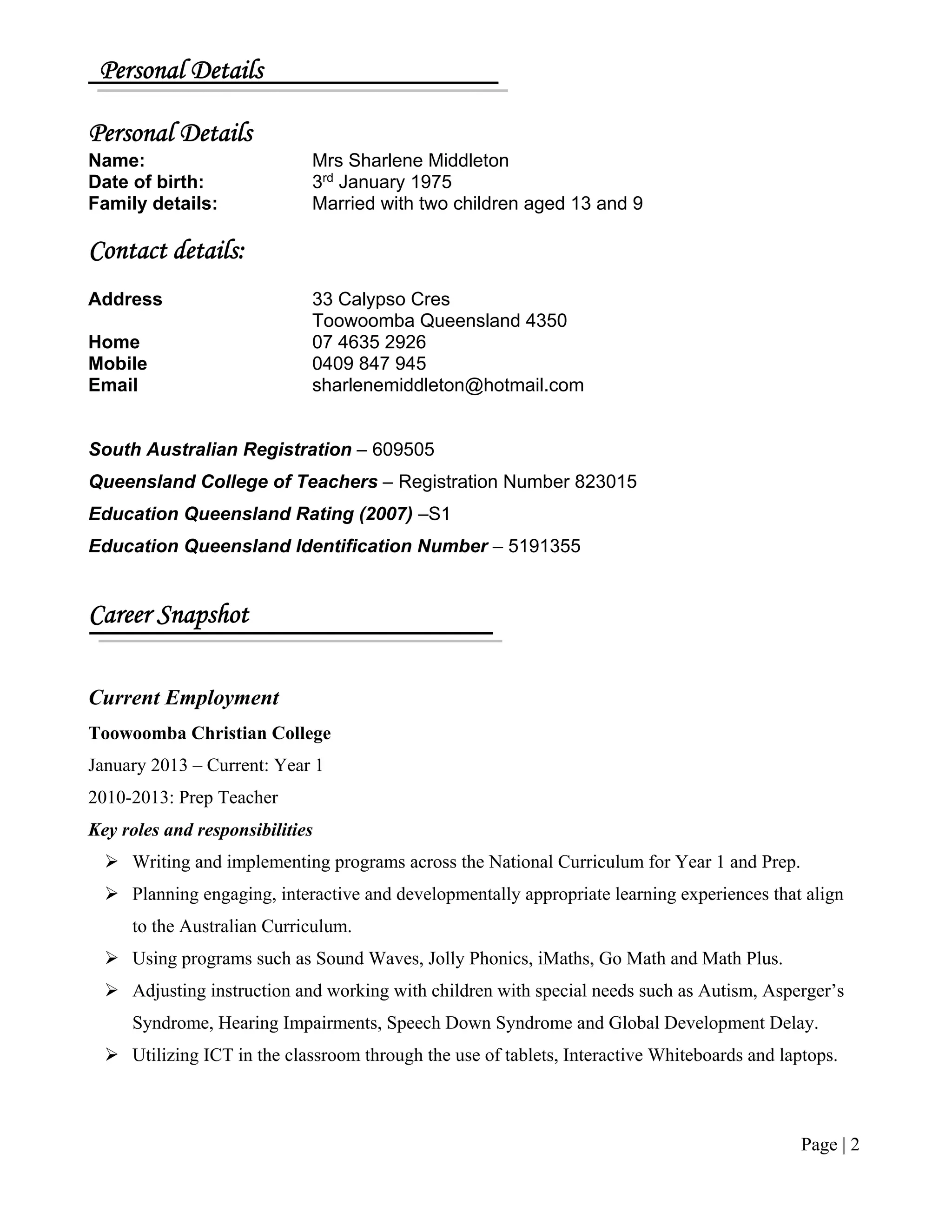 Curriculum_Vitae | PDF
