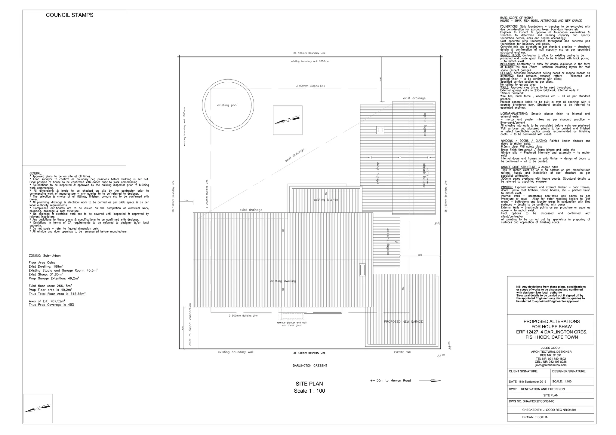 House Shaw Siteplan Final 03 | PDF