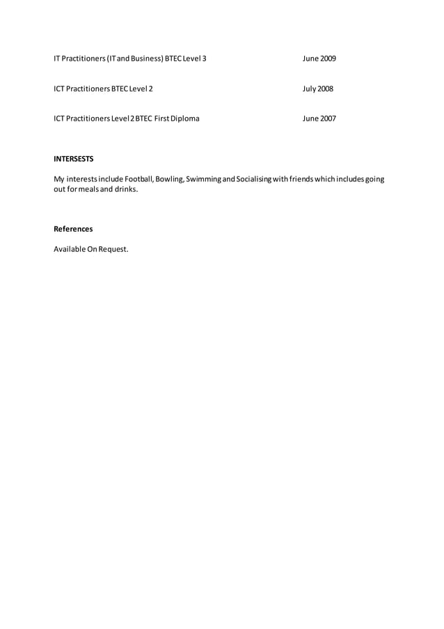 Matthew Wood CV | DOCX