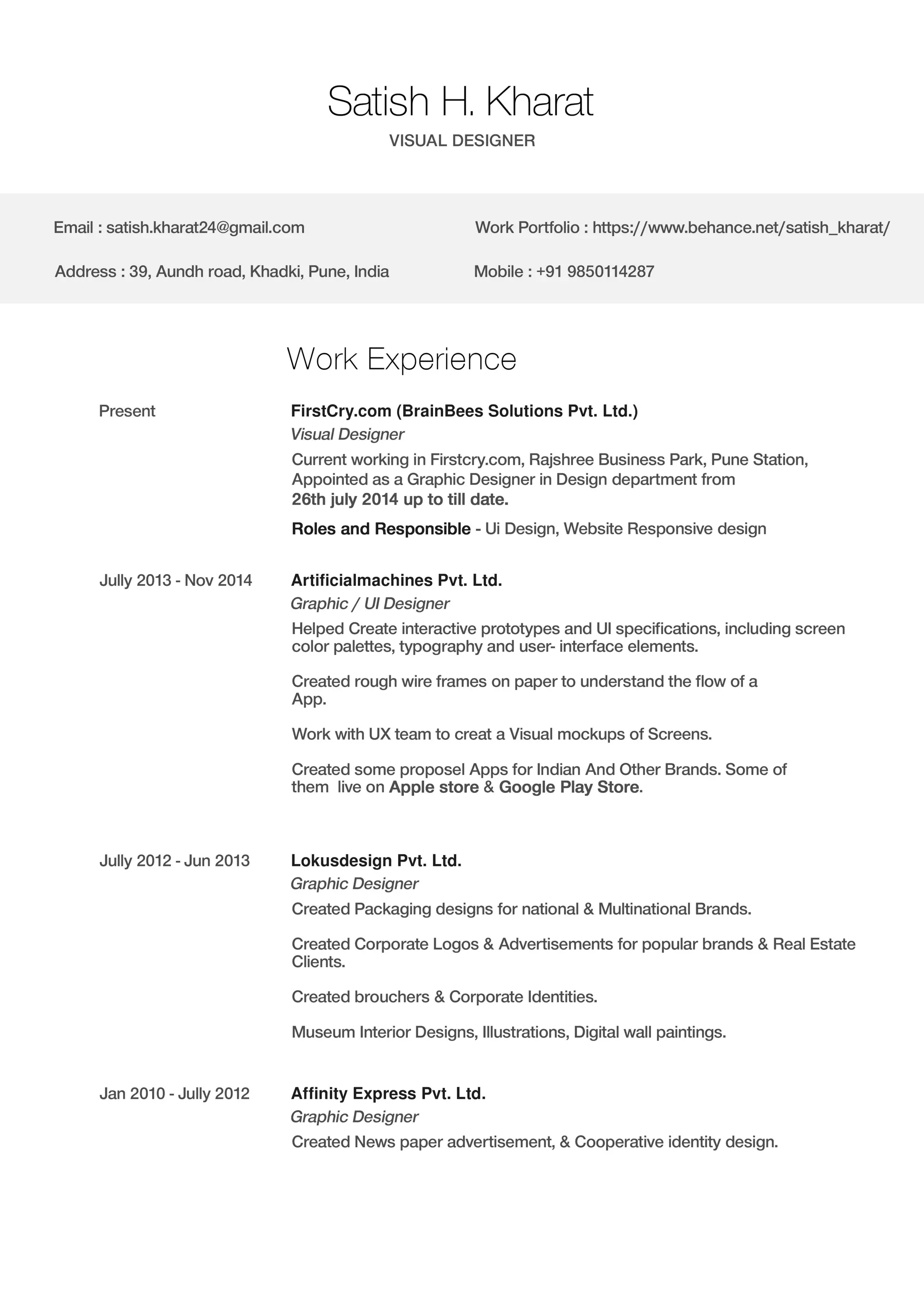 Satish_Resume | PDF