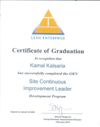 SCIL certificate | PDF