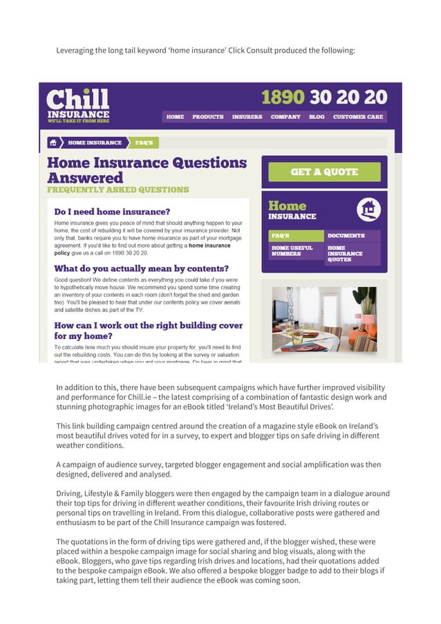 Chill Insurance Case Study | PDF