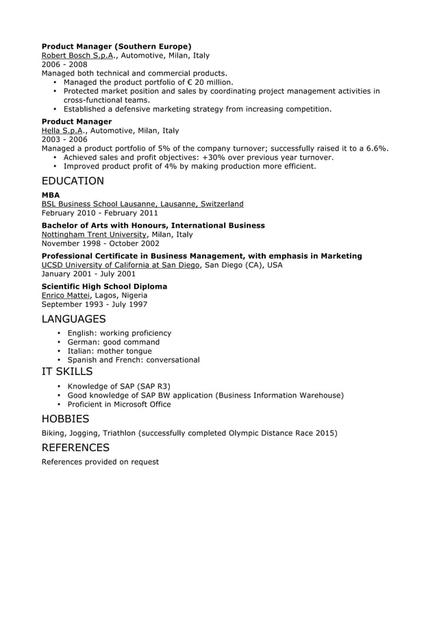 CV Patrick Palma | PDF