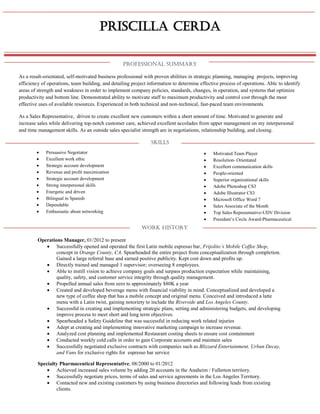 Priscilla Cerda Linked In | PDF