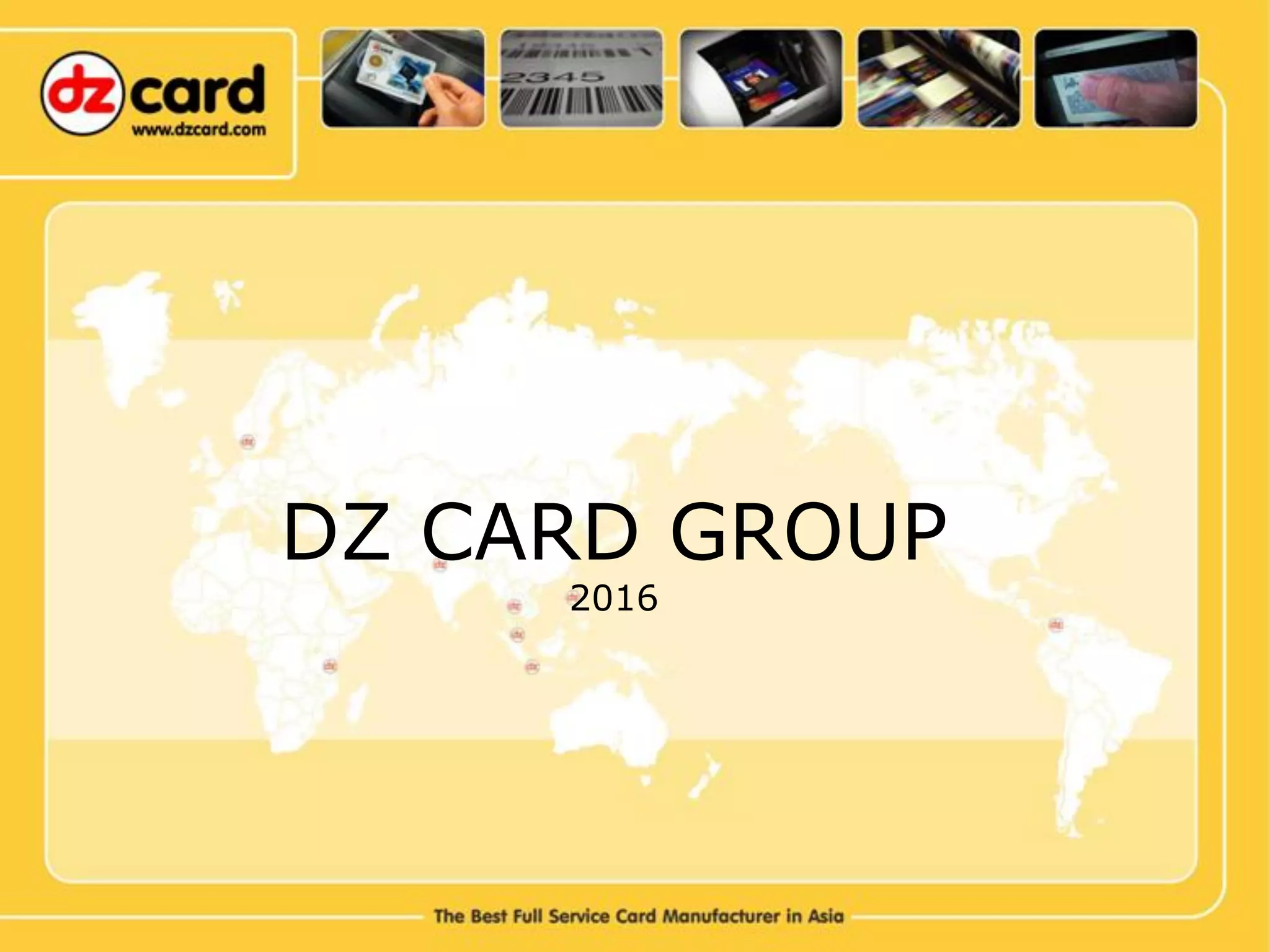 DZ CARD Group presentation 2016_Ahmed_ALI | PDF