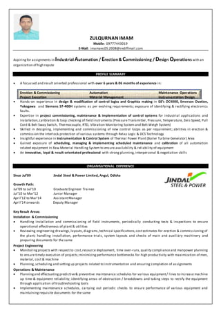 Resume Imam | PDF