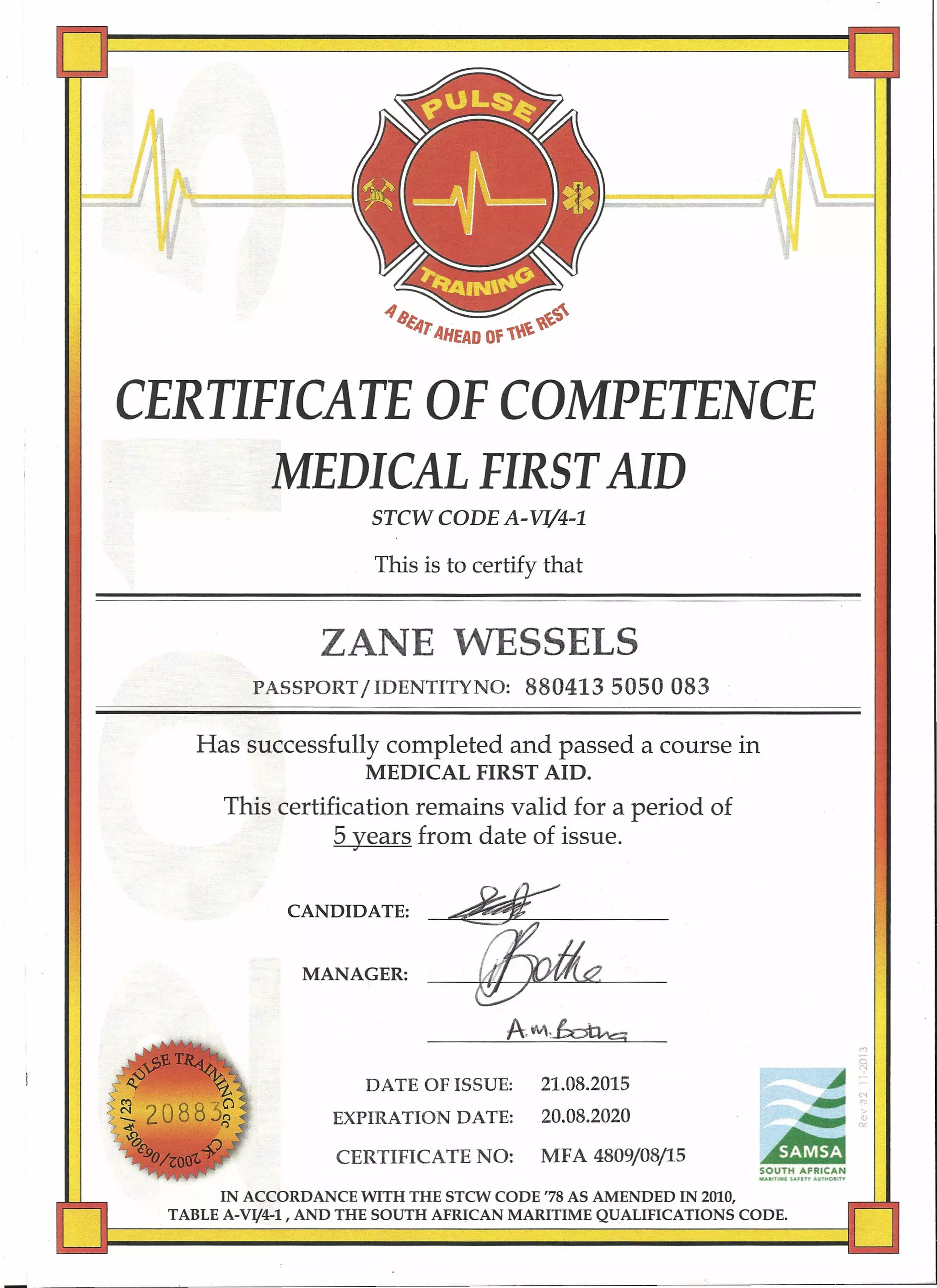 Medical First Aid 20AUG 2020 | PDF